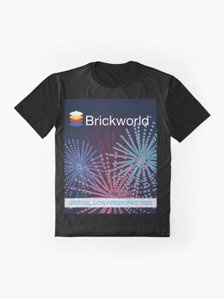 "Brickworld Virtual Con Fireworks 2020" T-shirt for Sale by hinckley39 ...