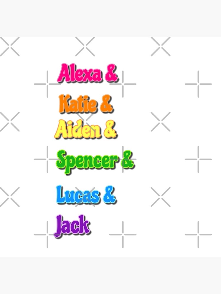 "Alexa and katie characters" Poster by GG-Doodles | Redbubble