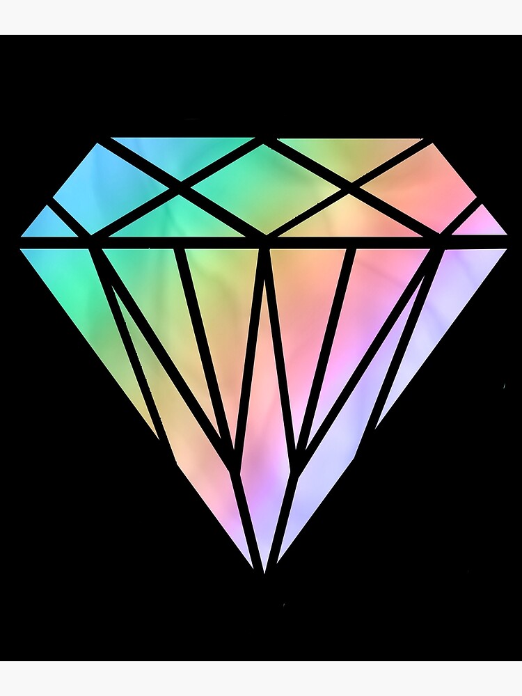 "Rainbow Diamond - holographic and aura quartz pattern Tumblr ...