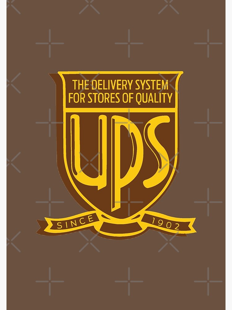 "Vintage Old School Parcel Courier Classic United Postal Mail Delivery ...