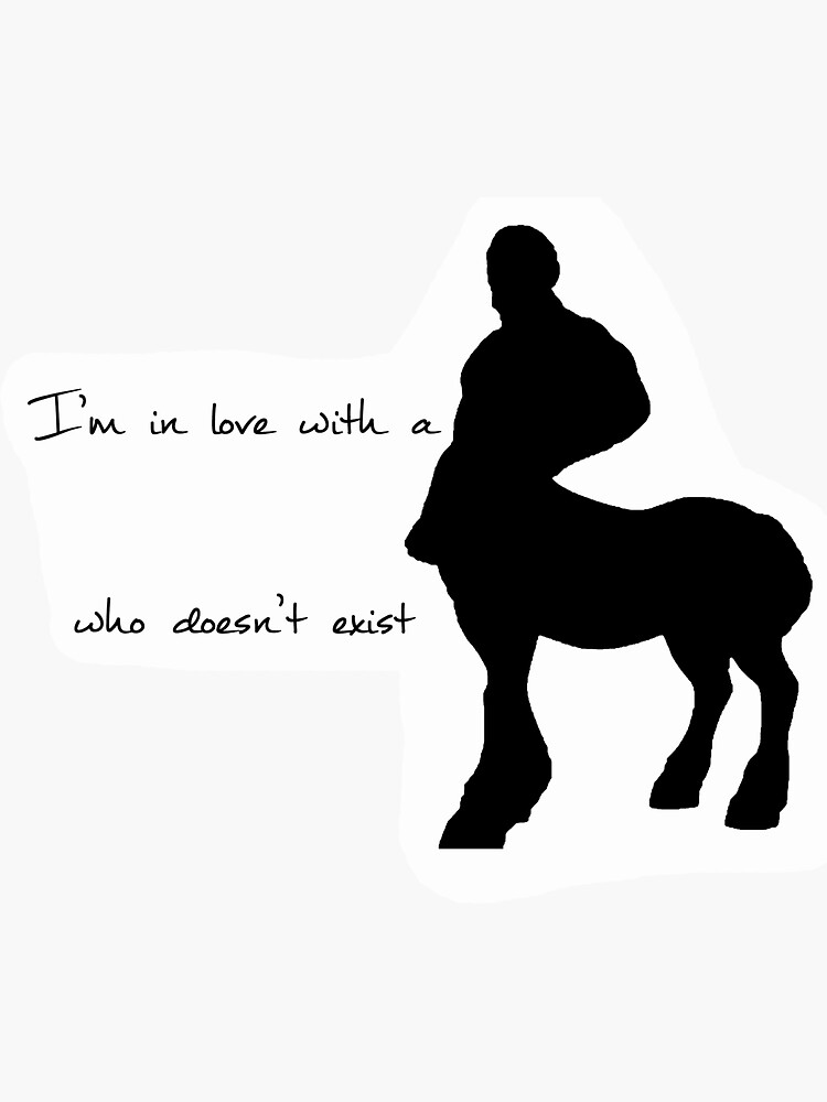 "Love with Centaur" Sticker for Sale by RLeeMerch | Redbubble