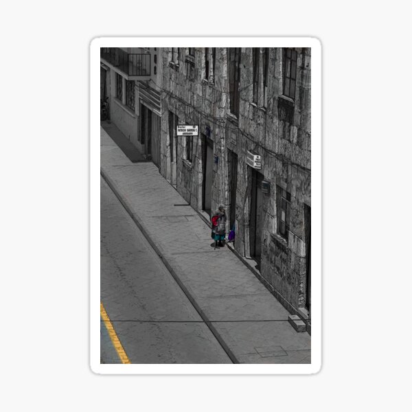 "Visiting Neighbors In Cuenca Ecuador" Sticker for Sale by alabca ...