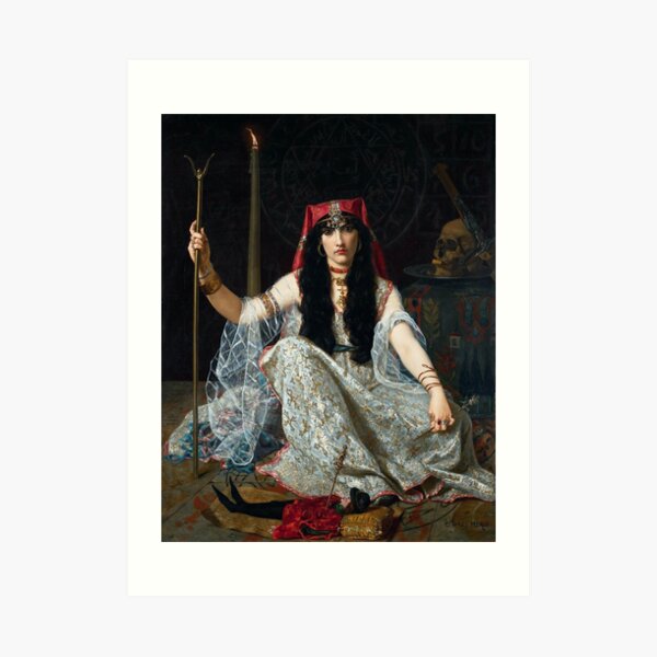 "THE SORCERESS - GEORGES MERLE" Art Print for Sale by arthistoryfever ...