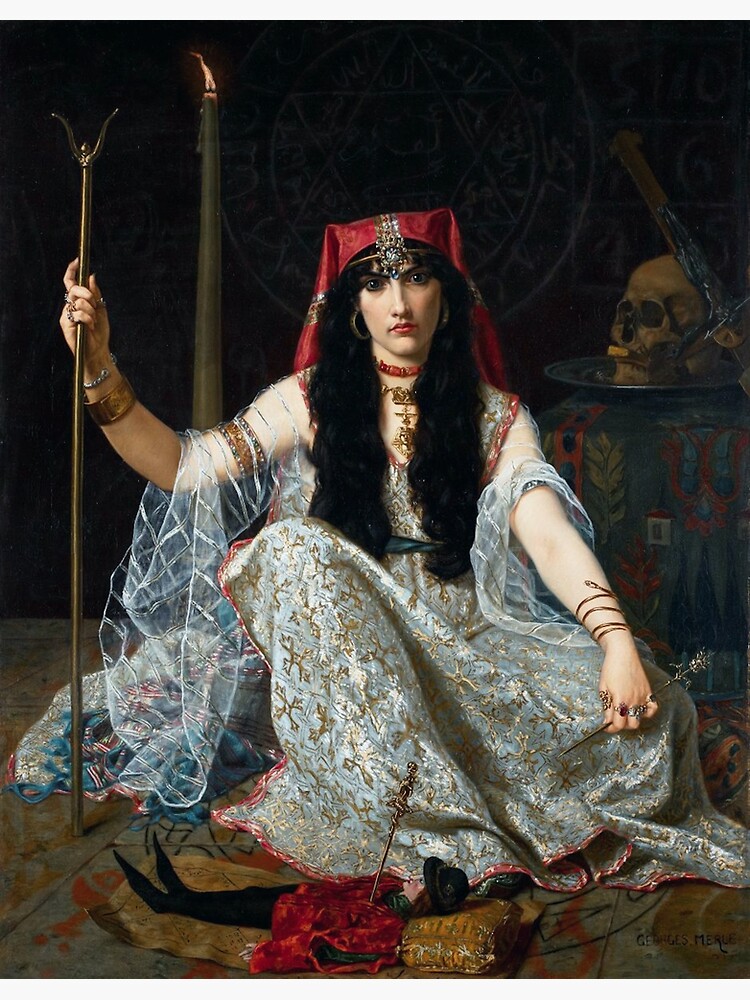 "THE SORCERESS - GEORGES MERLE" Art Print for Sale by arthistoryfever ...