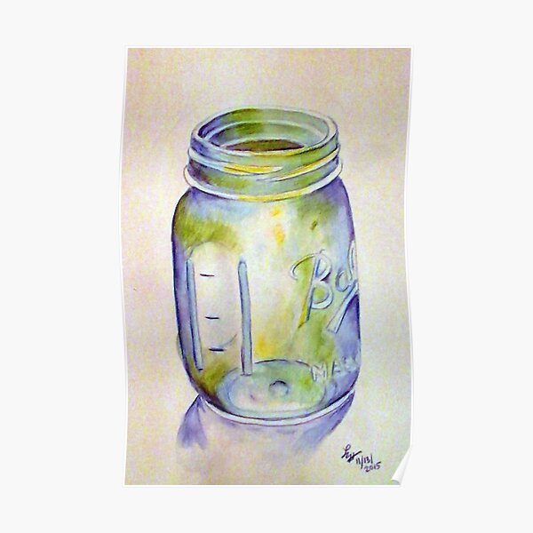 Ball Jar Posters | Redbubble