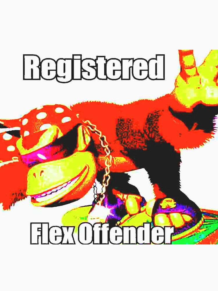 "Registered Flex Offender" T-shirt for Sale by rharker09 | Redbubble ...