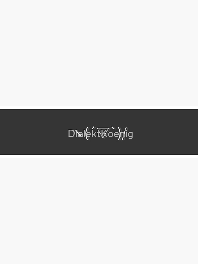 "Happy 2ch emoticon on black background kaomoji" Photographic Print for ...