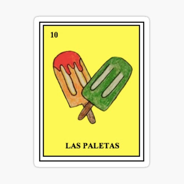 "Las Paletas" Sticker by MatildeA | Redbubble