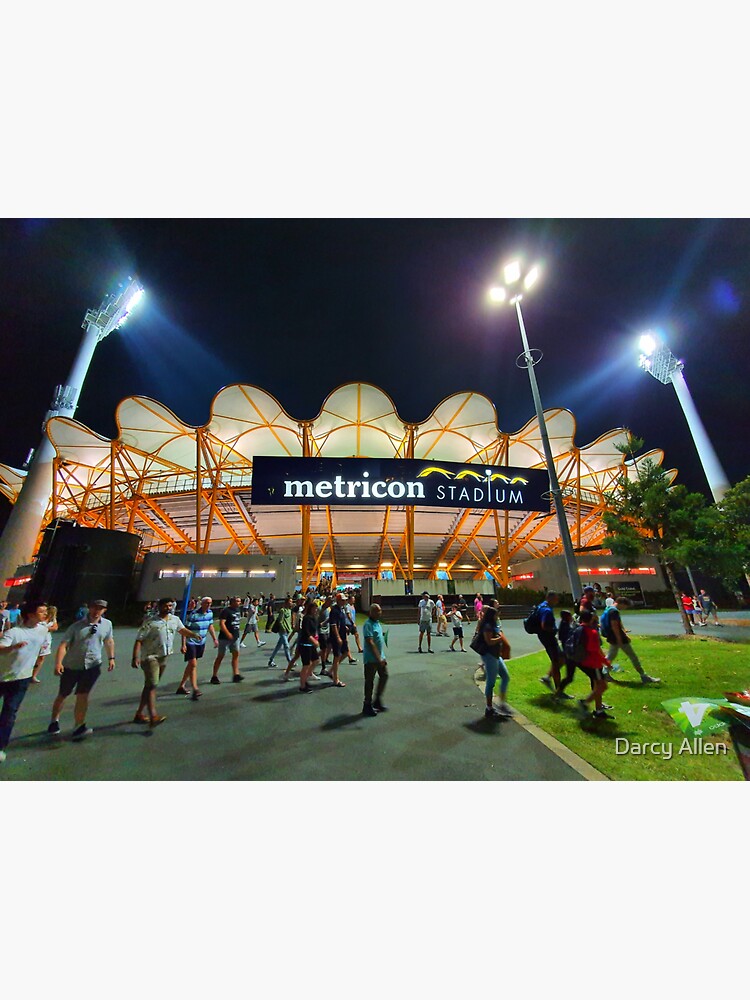 "Metricon Stadium" Sticker by Darsby | Redbubble