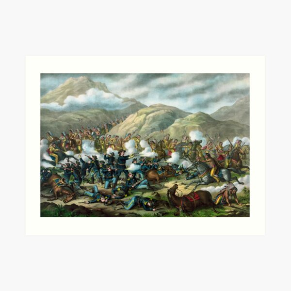 "Little Bighorn - Custer's Last Stand" Art Print for Sale by ...