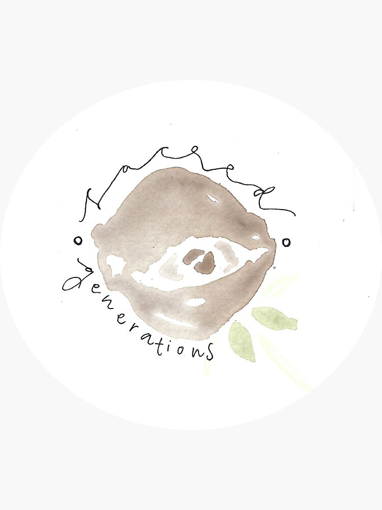 "Sacred Generations logo" Sticker for Sale by sacredgen | Redbubble