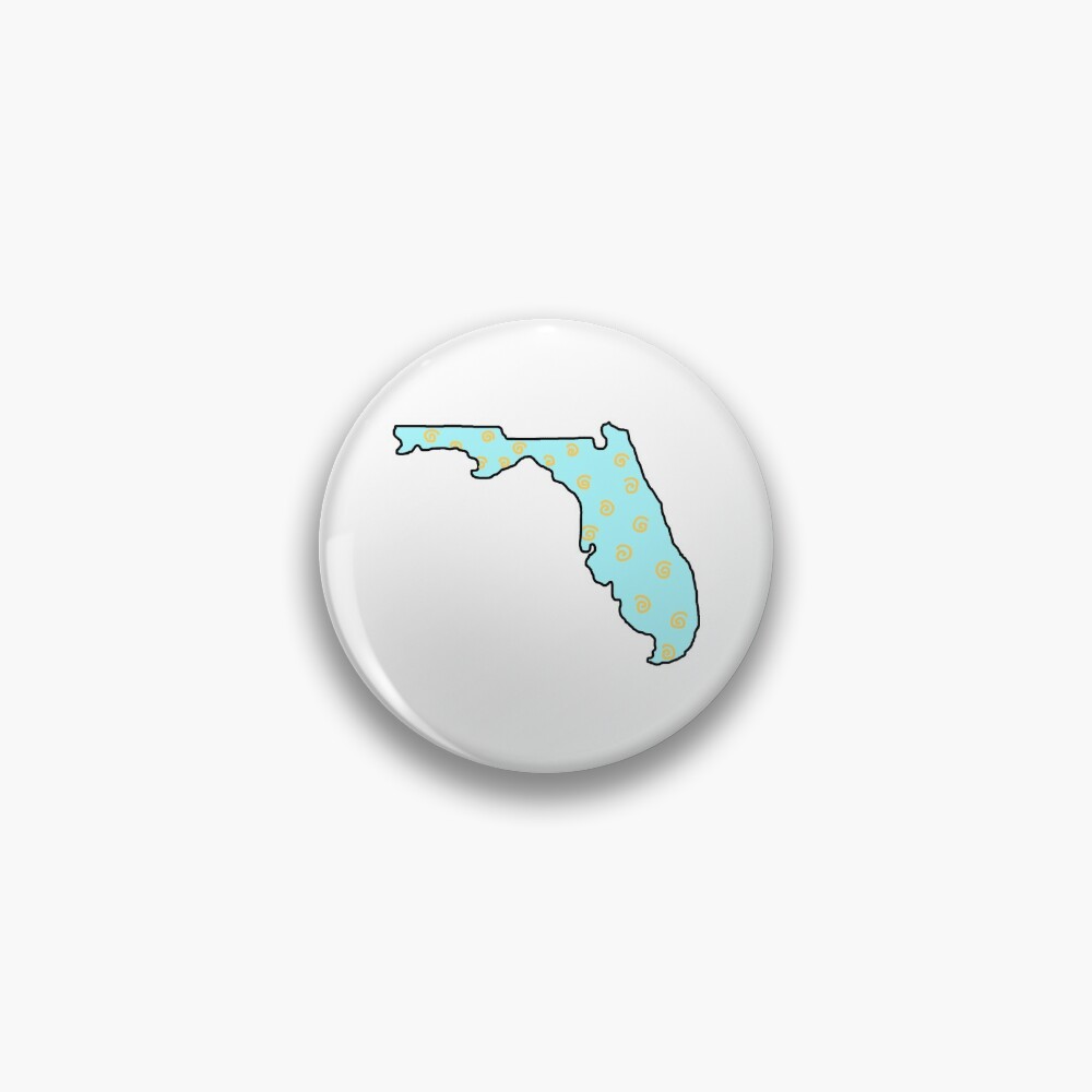 "USA states Florida" Pin for Sale by wrenviolet33 | Redbubble