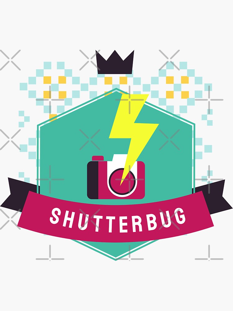 "Shutterbug Shirts " Sticker for Sale by TTOLEDO10K | Redbubble
