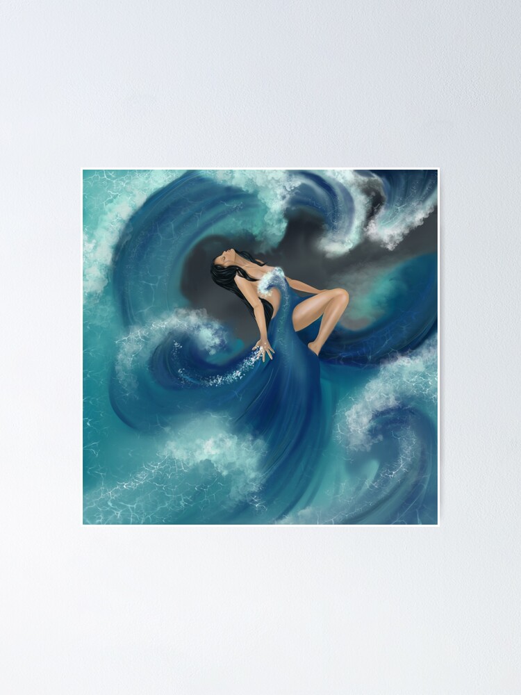 "ocean blue " Poster by Utopiart | Redbubble