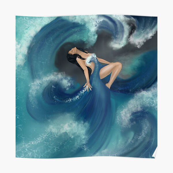 "ocean blue " Poster by Utopiart | Redbubble