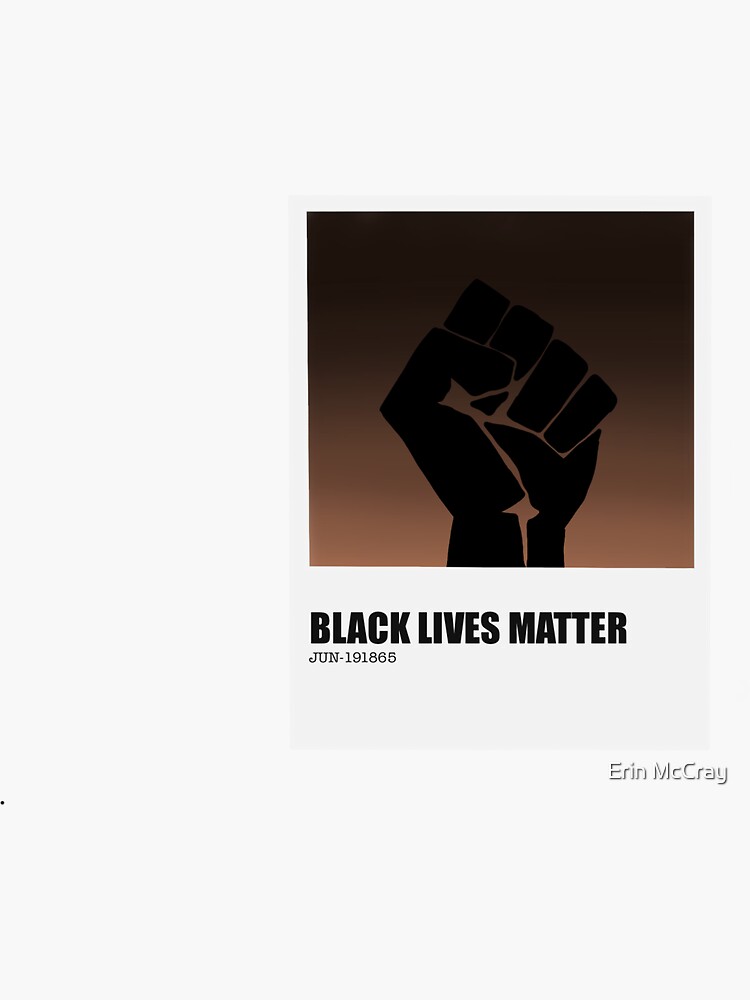 "BLM Color Swatch" Sticker by e2mc | Redbubble