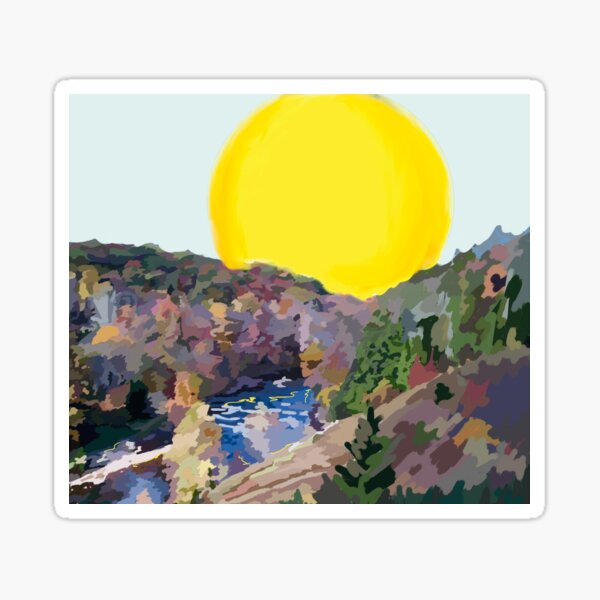 "Sunrise" Sticker for Sale by amatoarts | Redbubble