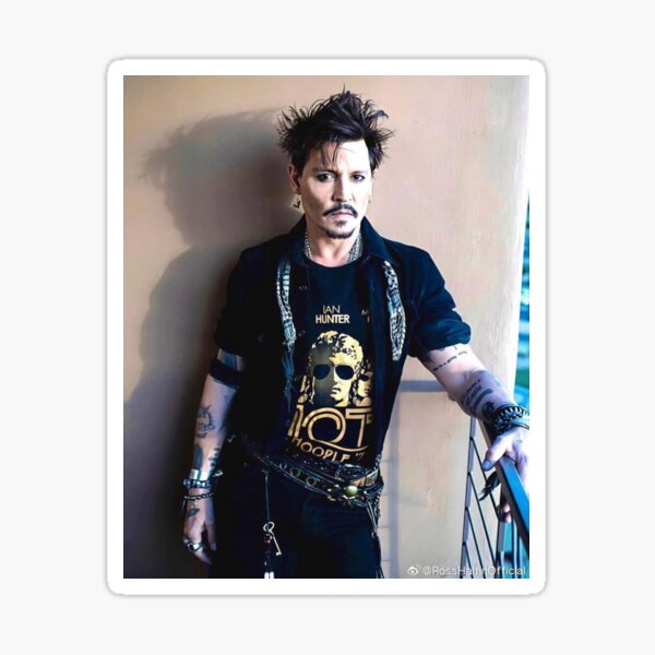 "johnny depp" Sticker for Sale by conan1 | Redbubble