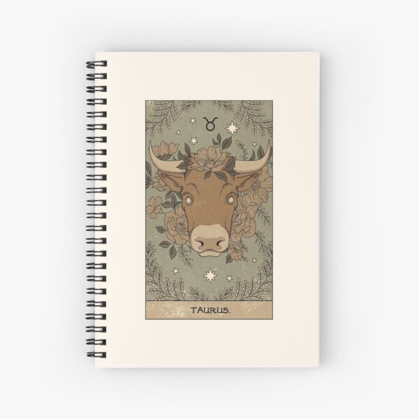 "Taurus" Spiral Notebook for Sale by thiagocorream | Redbubble