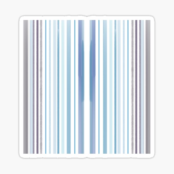 "Bars Blue Gray" Sticker for Sale by gratogratto | Redbubble