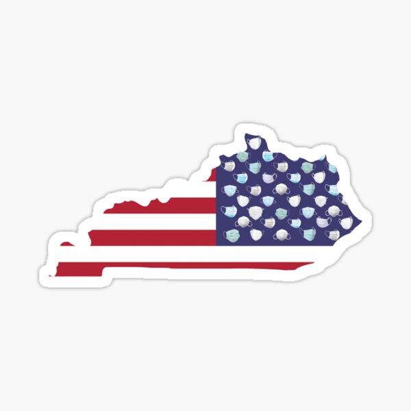 "Kentucky - KY State Map" Sticker by FeiAlexander | Redbubble