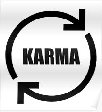 Karma Symbol Posters | Redbubble