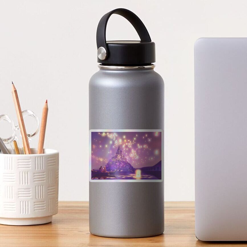 "Glowing Castle Print" Sticker for Sale by ansleyelisa | Redbubble