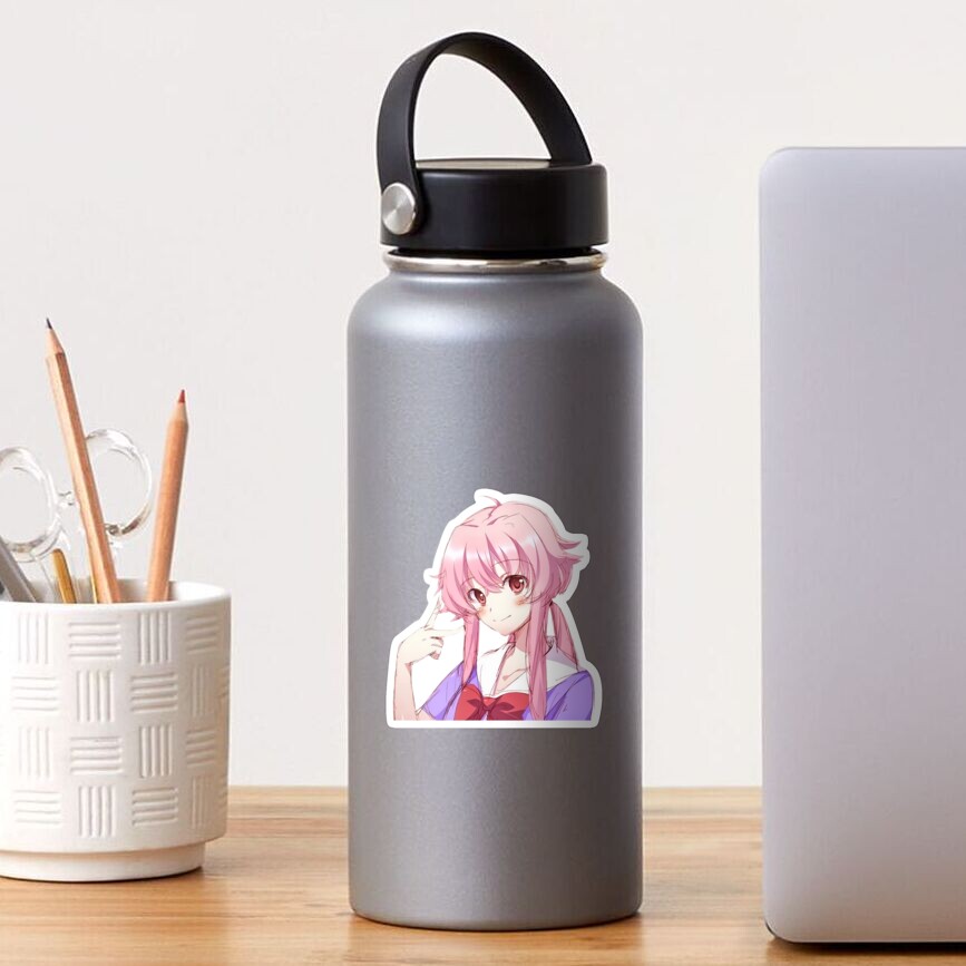 "Cute Yuno Gasai Sticker" Sticker for Sale by yungtabs | Redbubble