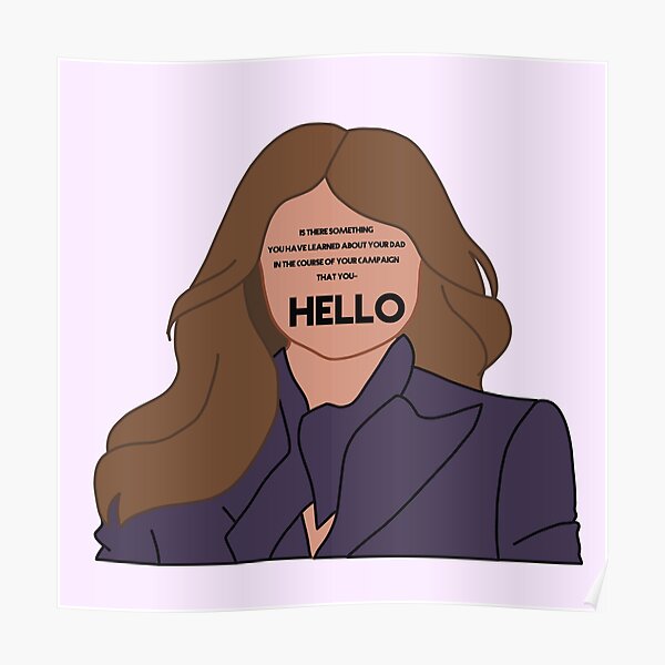 "Melania Trump Hello Quote" Poster for Sale by XamXam00 | Redbubble