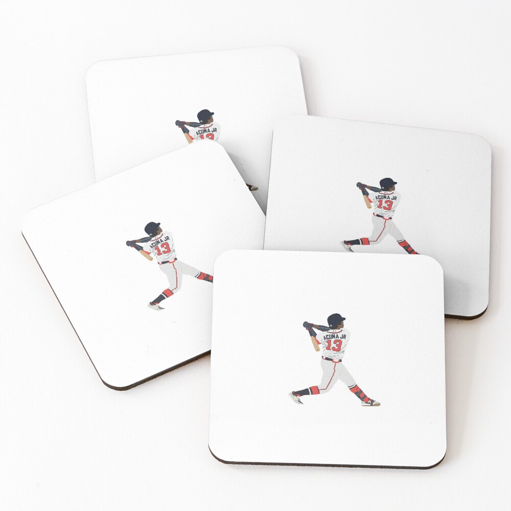 "Ronald Acuña Jr. Design" Sticker for Sale by MyaLizStickers | Redbubble