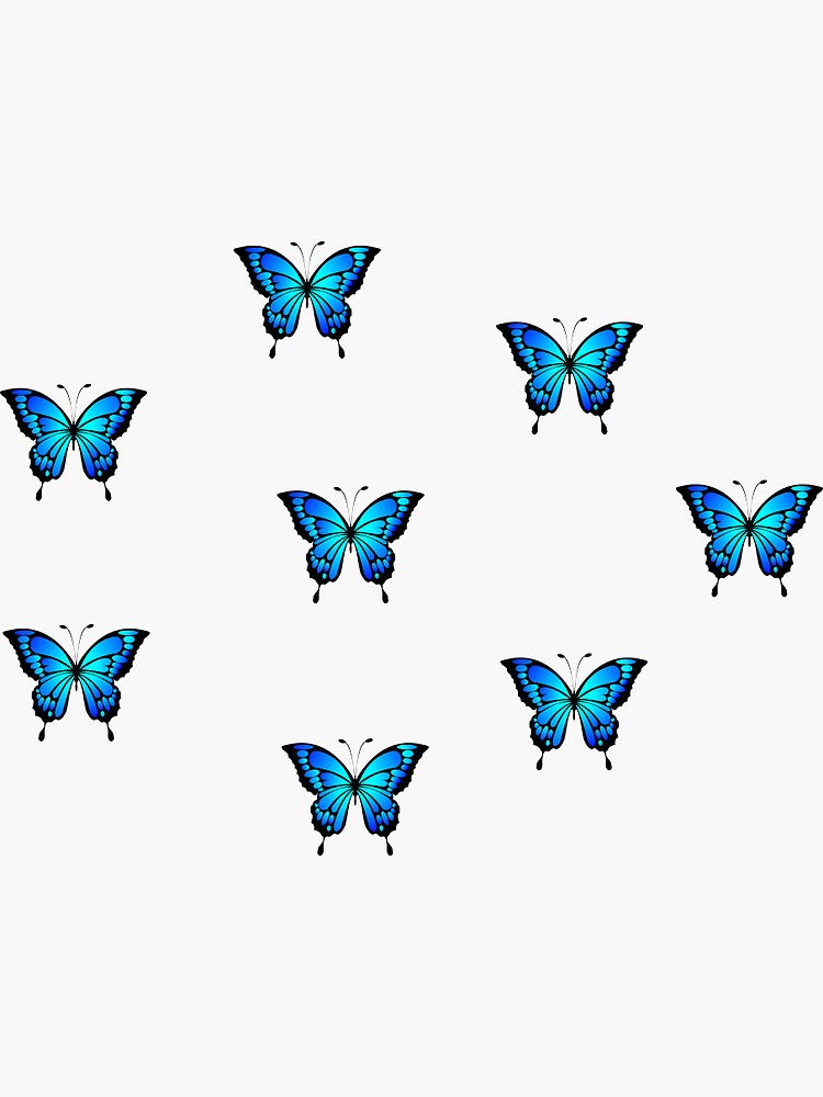 "butterly pack" Sticker for Sale by designsbysteph | Redbubble