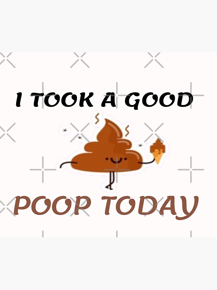 "I Took A Good poop Today Funny Poop" Poster for Sale by linart1 ...