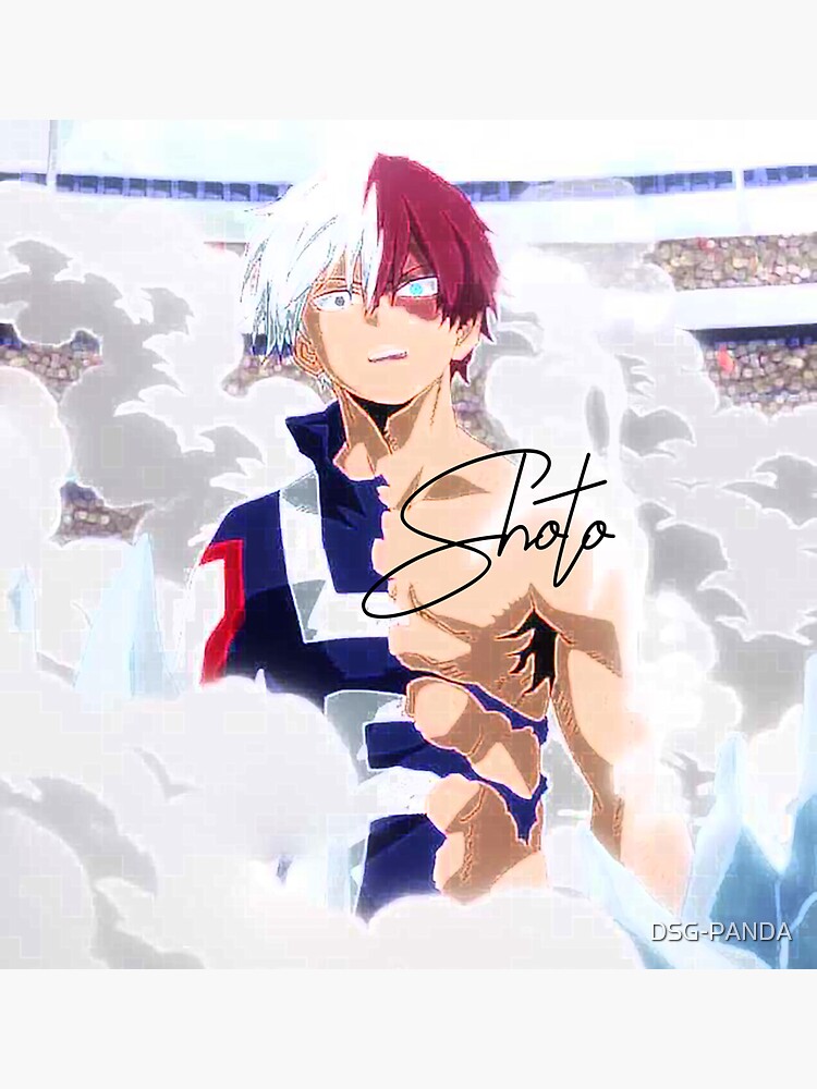 "MY Hero shoto mha" Sticker for Sale by DSG-PANDA | Redbubble