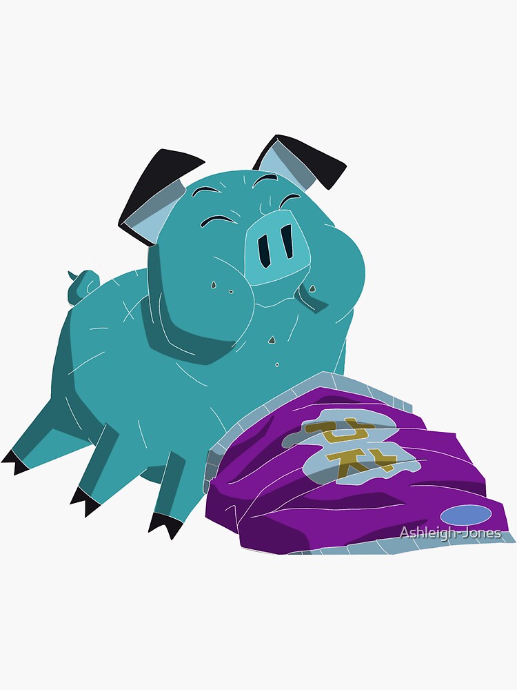 "Mandu" Sticker by Ashleigh-Jones | Redbubble