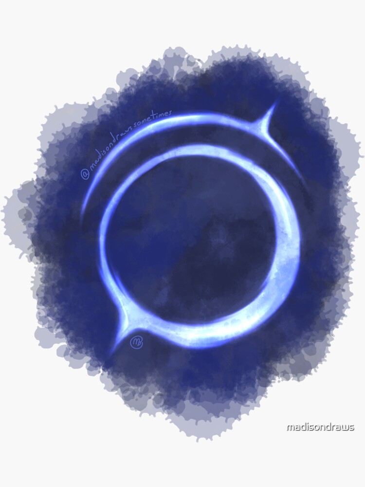 "The Dragon Prince - Moon Rune - Watercolor" Sticker for Sale by ...