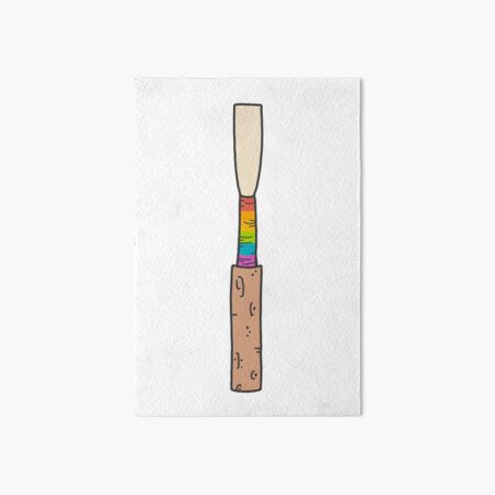 "Rainbow Oboe Reed" Art Board Print for Sale by Isabel-Badlose | Redbubble