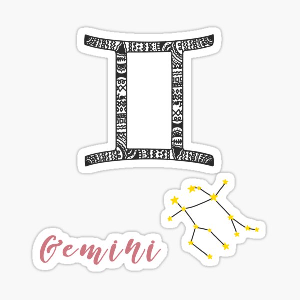 "Gemini Sticker Pack" Sticker by hoonurkaur | Redbubble