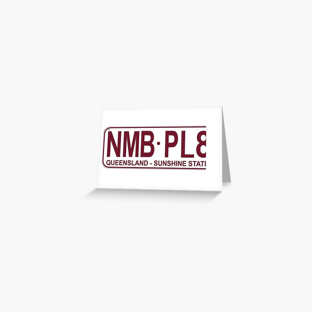 "NMB.PL8 Queensland - Sunshine State QLD "Number Plate" Number Plate T ...