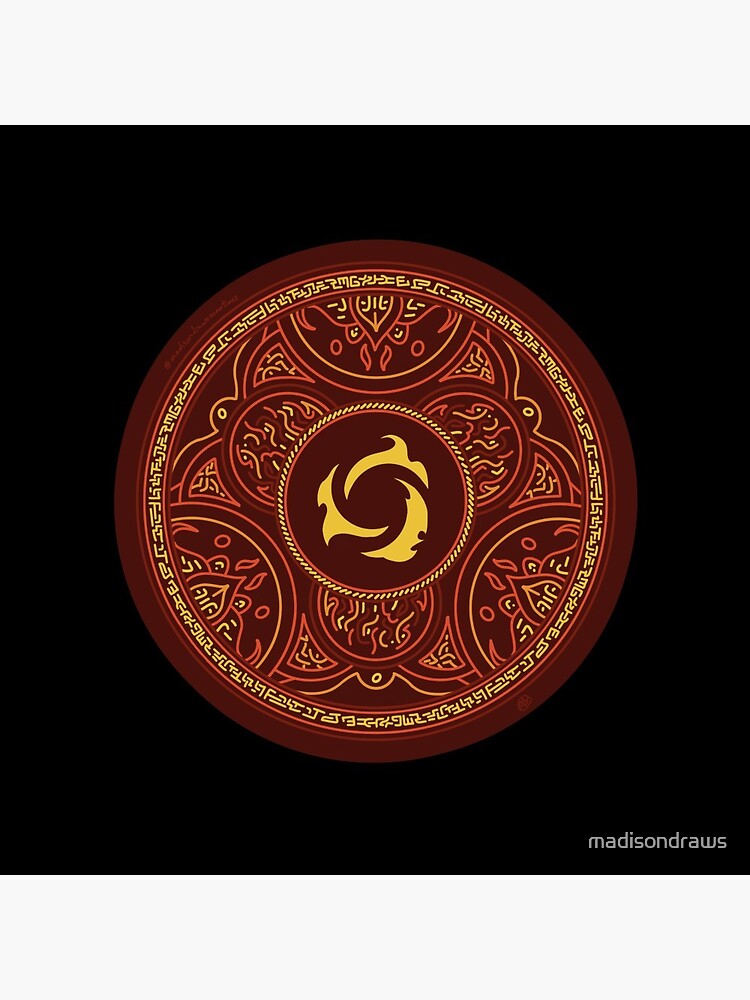 "The Dragon Prince - Sun Rune - Magic Circle" Pin for Sale by ...