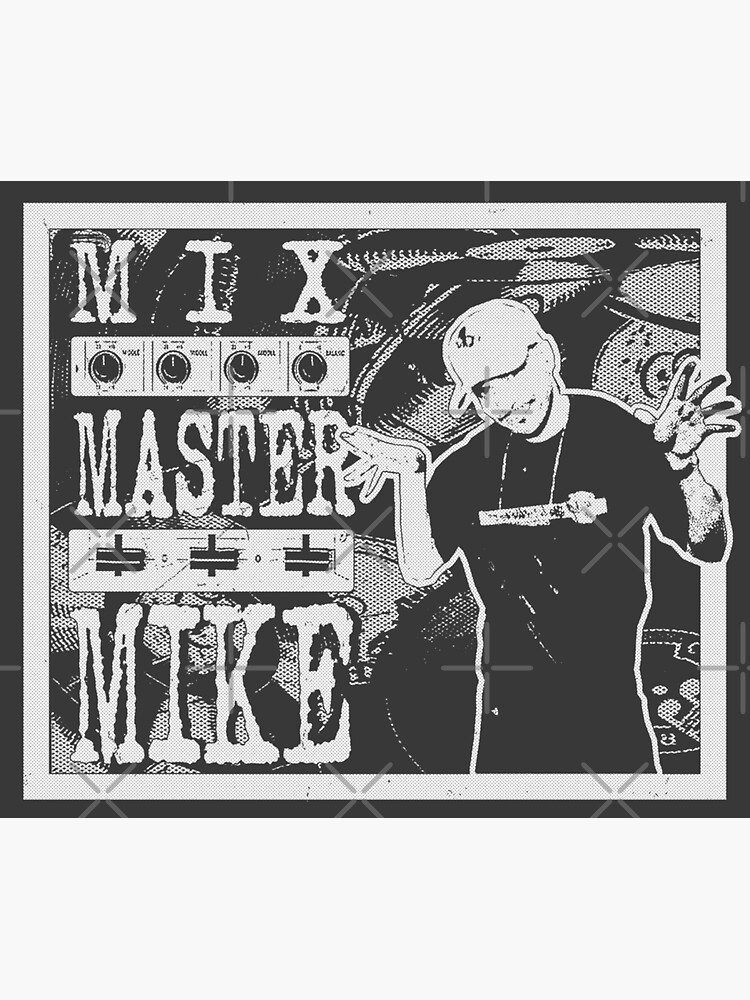 "DJ Mix Master Mike - Hip Hop Music Vinyl Record" Sticker for Sale by ...