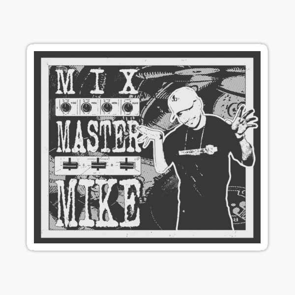 "DJ Mix Master Mike - Hip Hop Music Vinyl Record" Sticker for Sale by ...