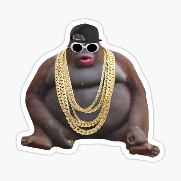 "Swag LeMonk" Sticker for Sale by tyreeksdungeon | Redbubble