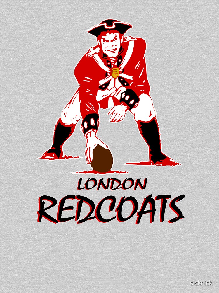 "London Redcoats Black script " T-shirt for Sale by sicknick ...