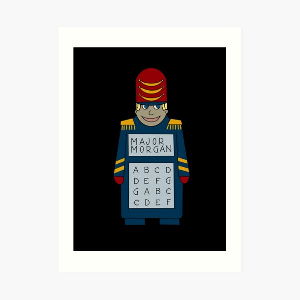 "Major Morgan 80s toy uk version" Art Print for Sale by littlepines ...
