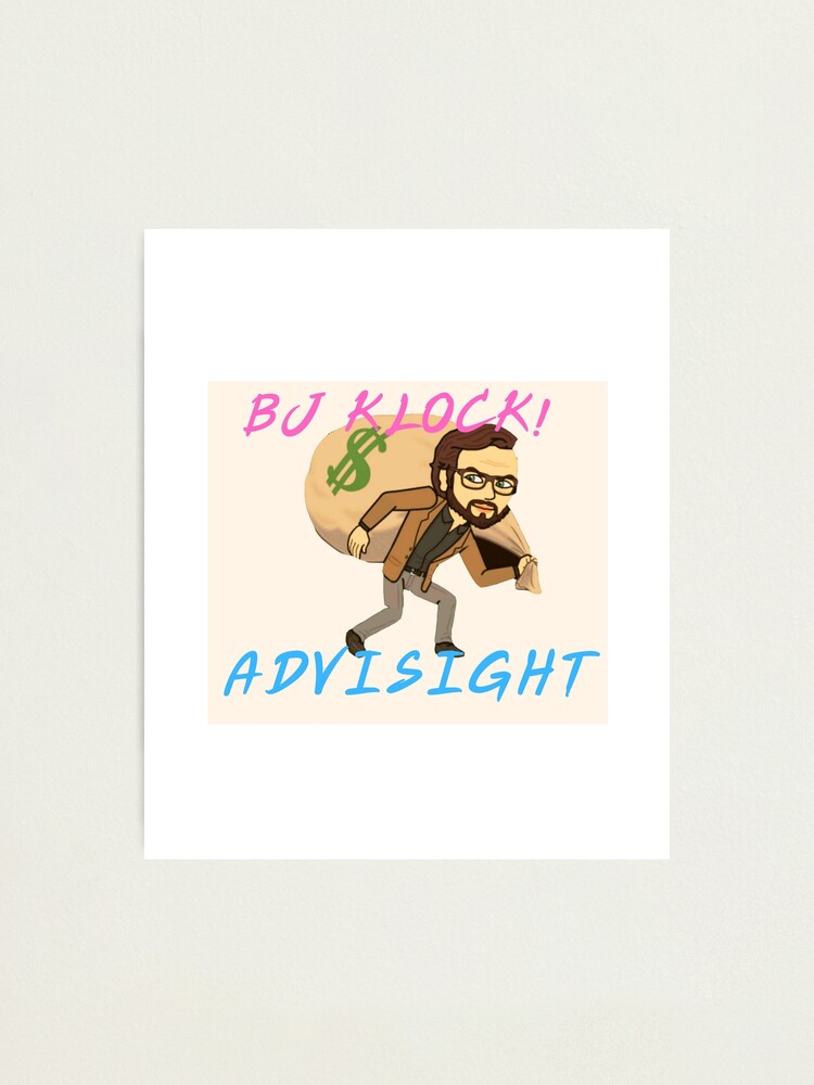 "Bj klock as advisight" Photographic Print by gosornkrabi | Redbubble