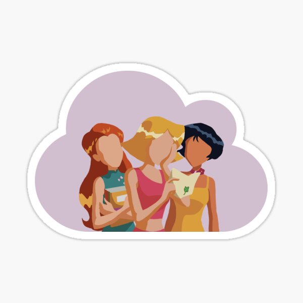 "Totally Spies Trio" Sticker for Sale by selselrey | Redbubble