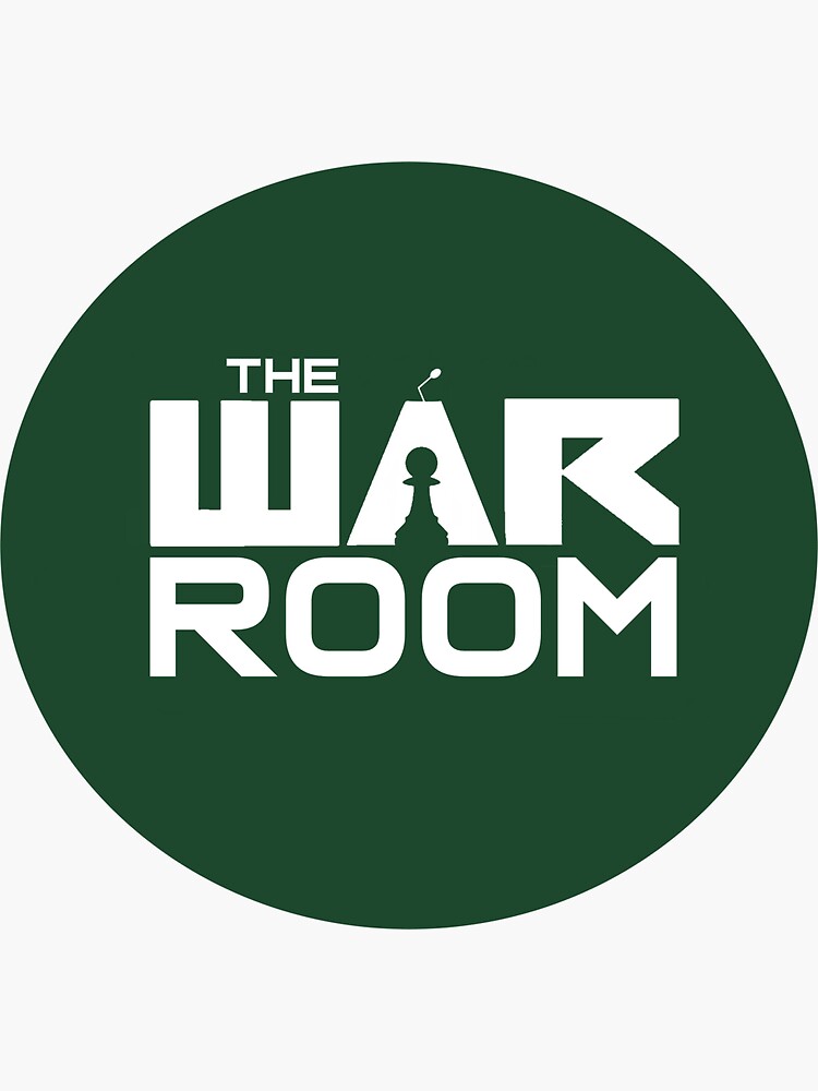 "The War Room - Logo Sticker" Sticker for Sale by warroomdebate | Redbubble