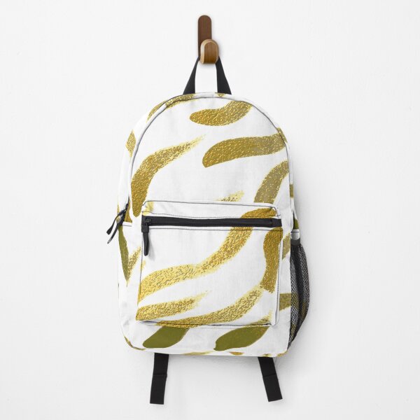 "Golden Metallic Wind Reflection" Backpack for Sale by SchlossInspire ...