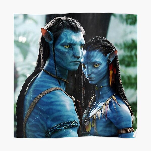 "blue couple avatar" Poster by opitz235 | Redbubble