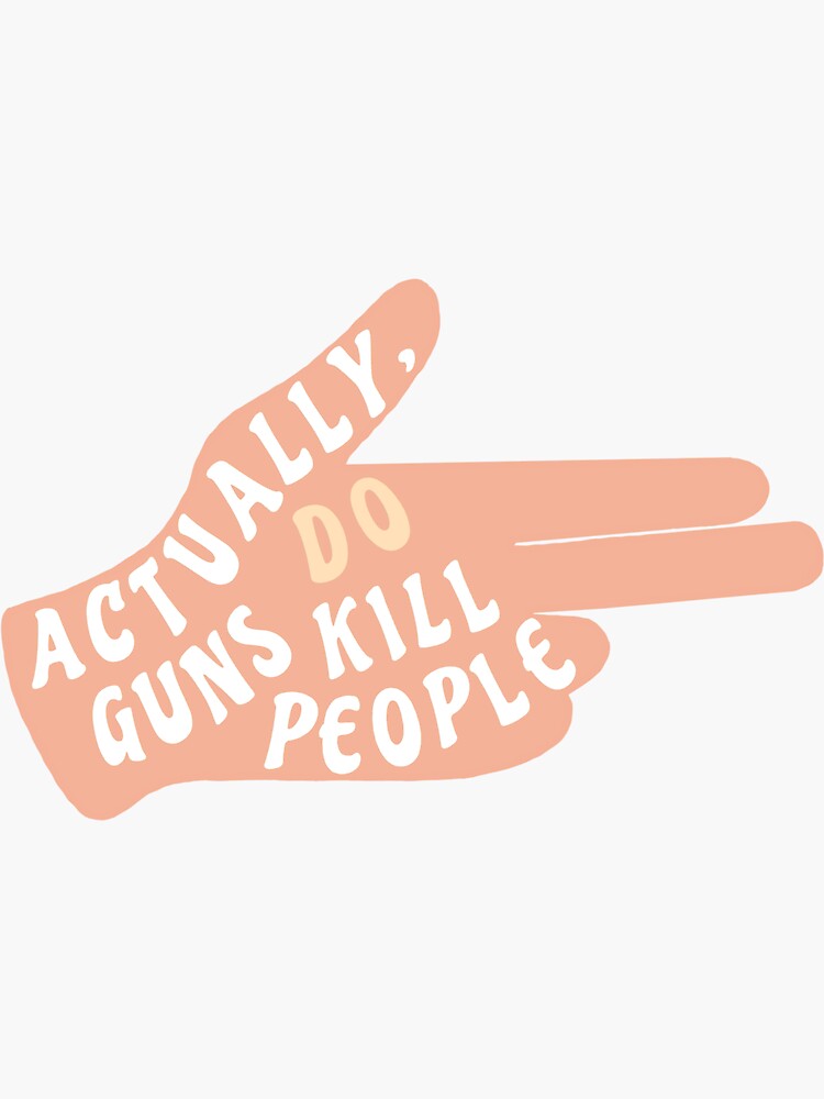 "Gun Control" Sticker for Sale by xoxvkw | Redbubble
